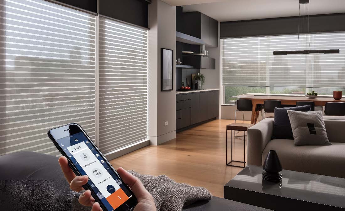 Smart Home Integration with Automated Sun Shade - Blindall